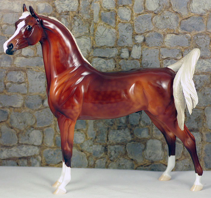 DAH Standard Sorrel with Flaxen Mane & Tail | StoneHorseRef