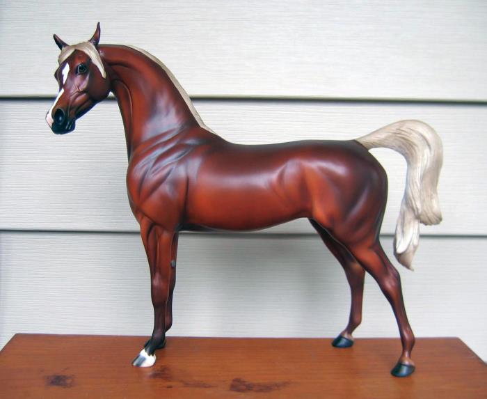 DAH Standard Sorrel with Flaxen Mane & Tail | StoneHorseRef