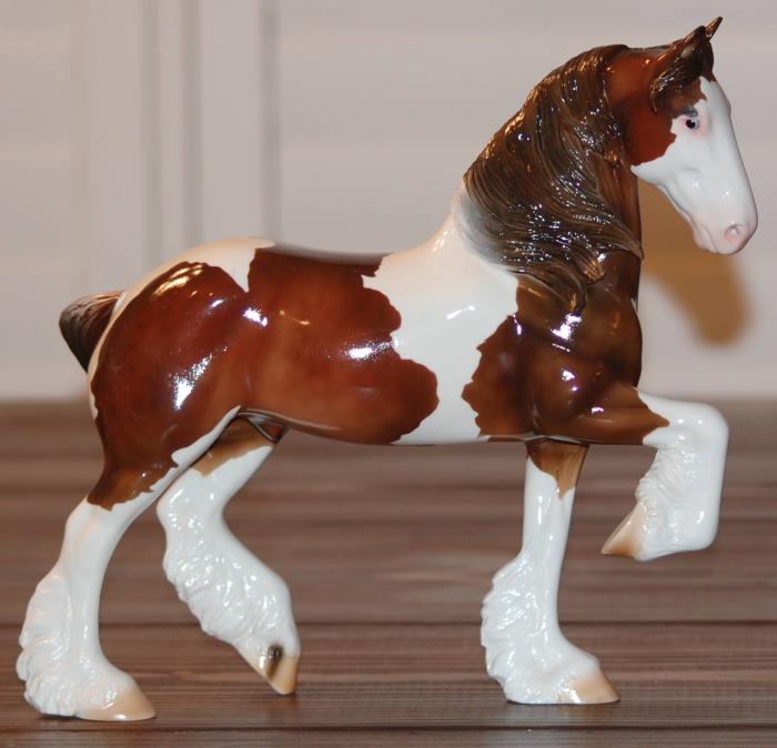 Rockstar - FC OOAK Glossed Chestnut Pinto Clyde | StoneHorseRef