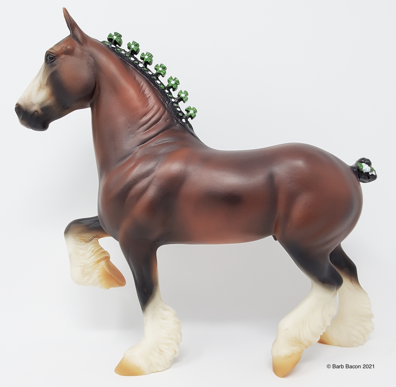 Dapple Brown/Dark Bay Clydesdale | StoneHorseRef