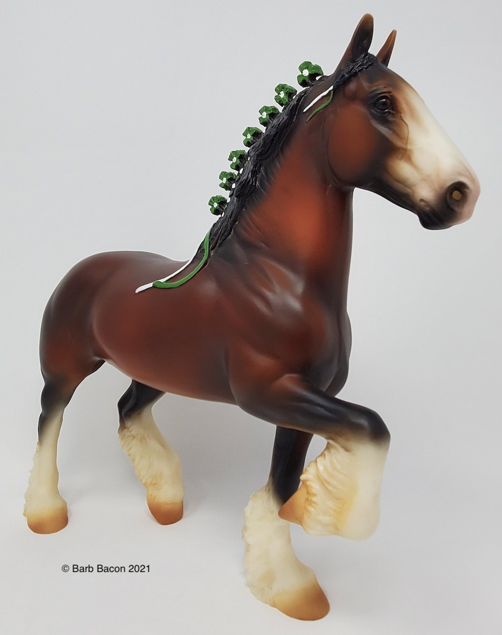 Dapple Brown/Dark Bay Clydesdale | StoneHorseRef