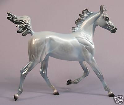 Blue Dapple Gray Arabian Yearling | StoneHorseRef