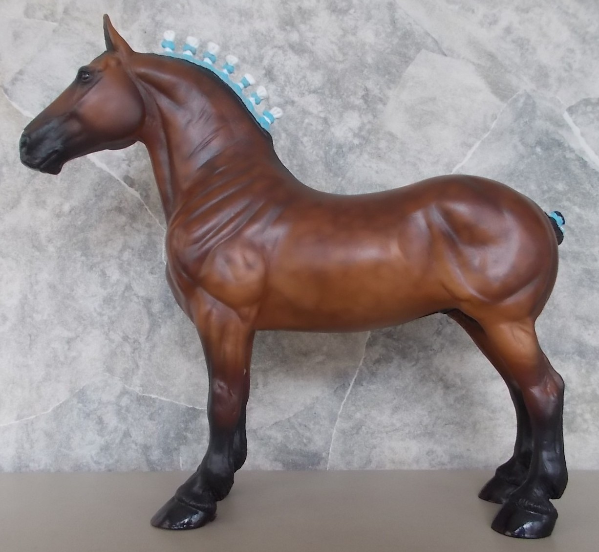 Dapple Bay Percheron Pre-Production | StoneHorseRef