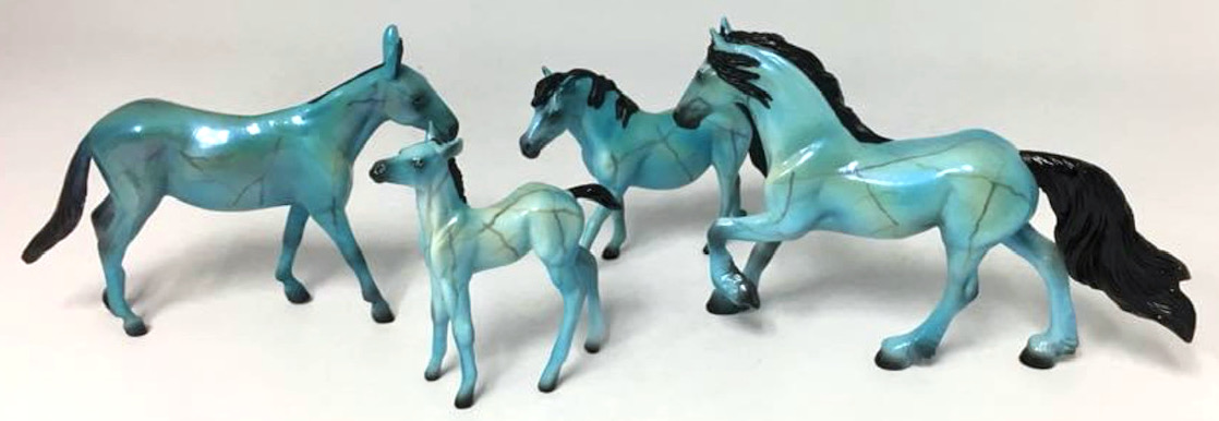 Turquoise: Friesian Chip - Equilocity 2018 Dinner Chips | StoneHorseRef