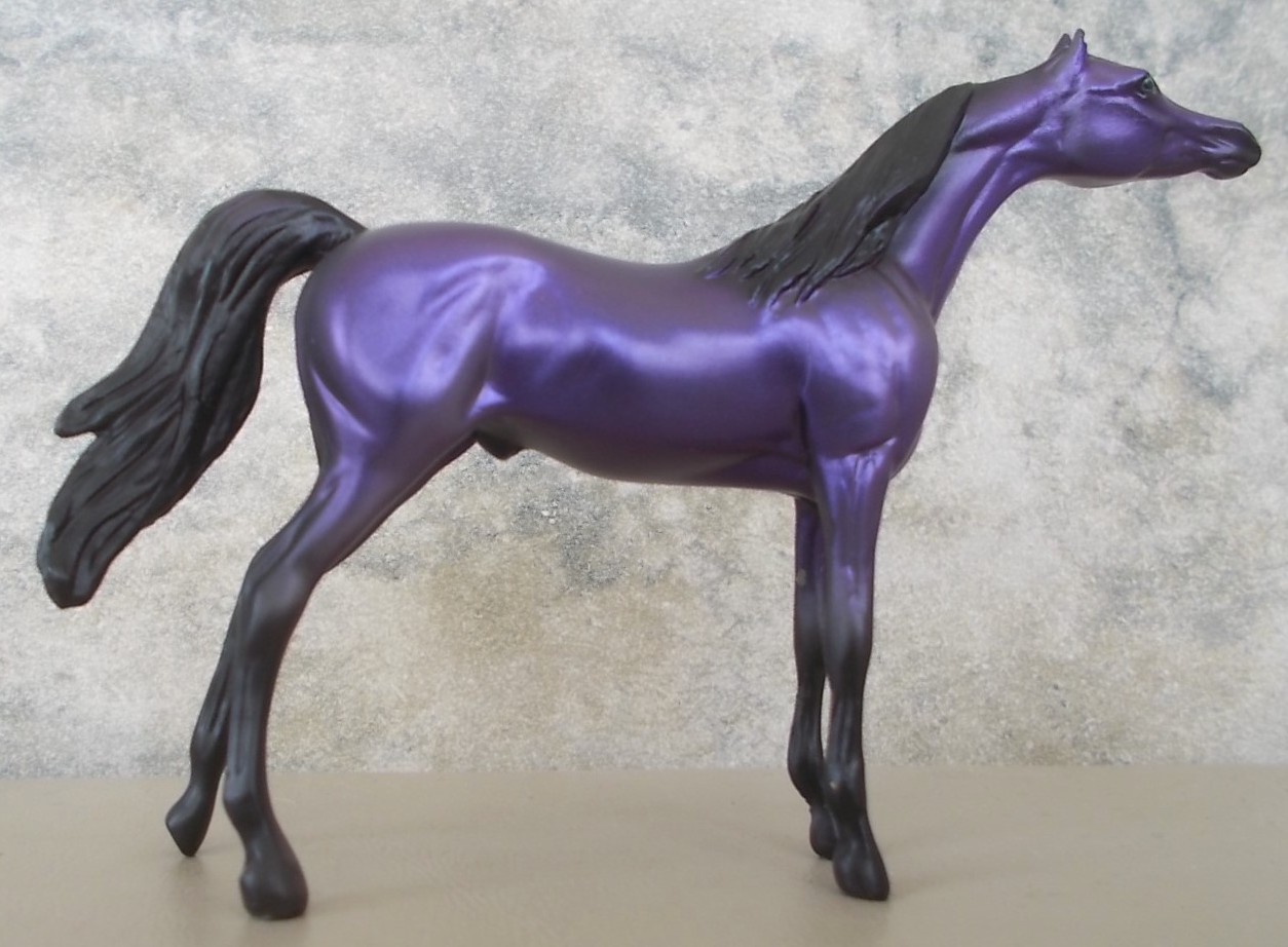 Purple Shimmer Arabian Chip | StoneHorseRef