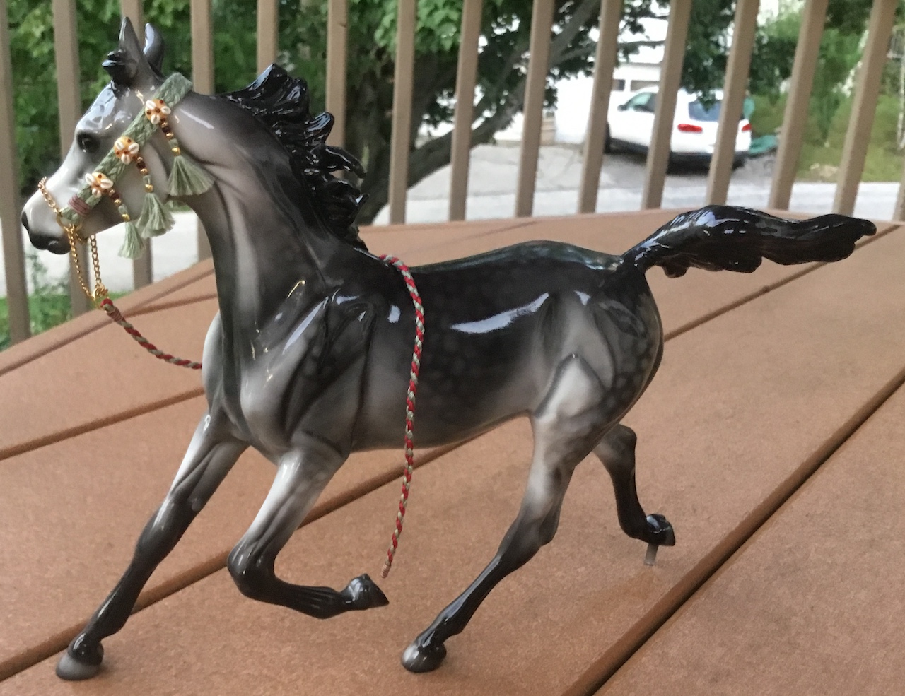 Dark Dapple Grey Yearling | StoneHorseRef